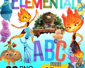 Elemental PNG, Elemental SVG Bundle, Elemental Clipart, Elemental Font ...
