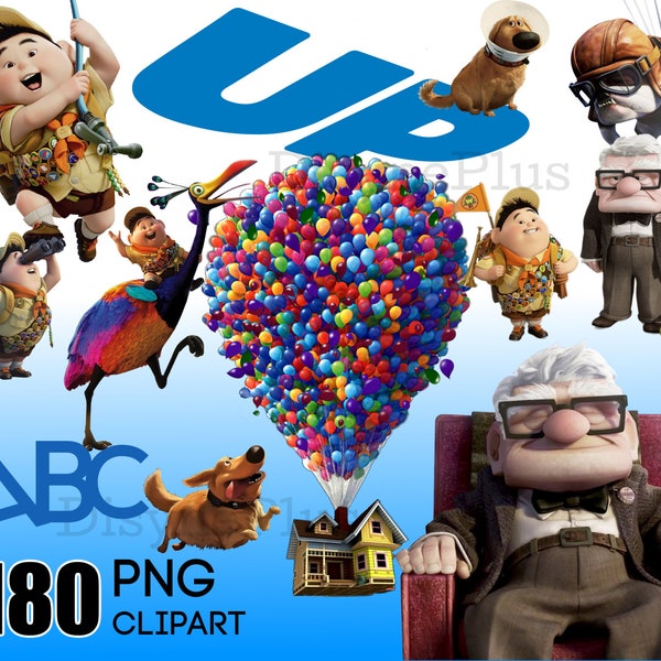 Up Movie Clip Art - Etsy
