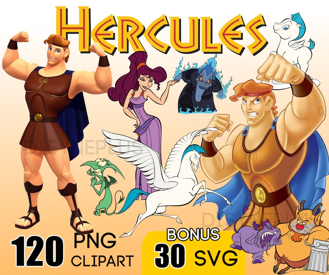 Hercules PNG Hercules Clipart Hercules SVG Pegasus png - Etsy Italia