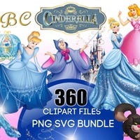 40 PNG Watercolour Cinderella Clipart, Cinderella Png, Fairytale ...