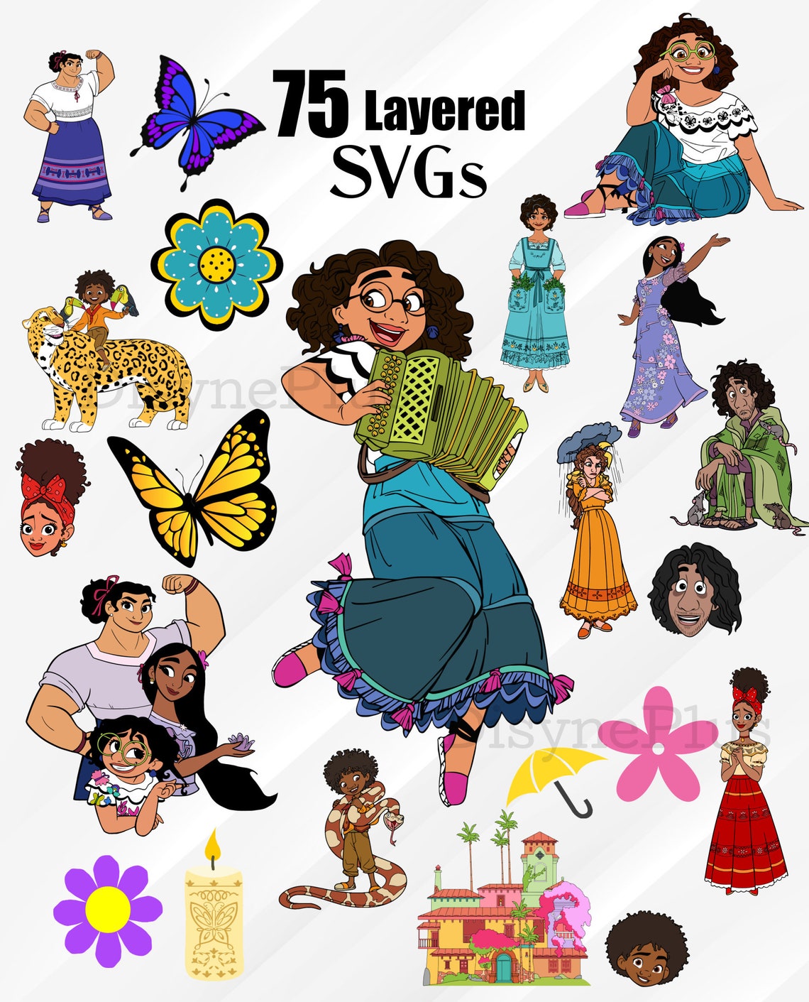 Encanto PNG Encanto SVG Encanto Clipart Vibrant Images for - Etsy España