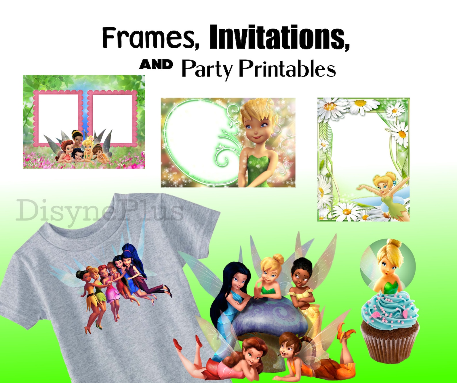 Tinkerbell Clipart SVG Fairies Digital Download PNG SVG Fairy ...