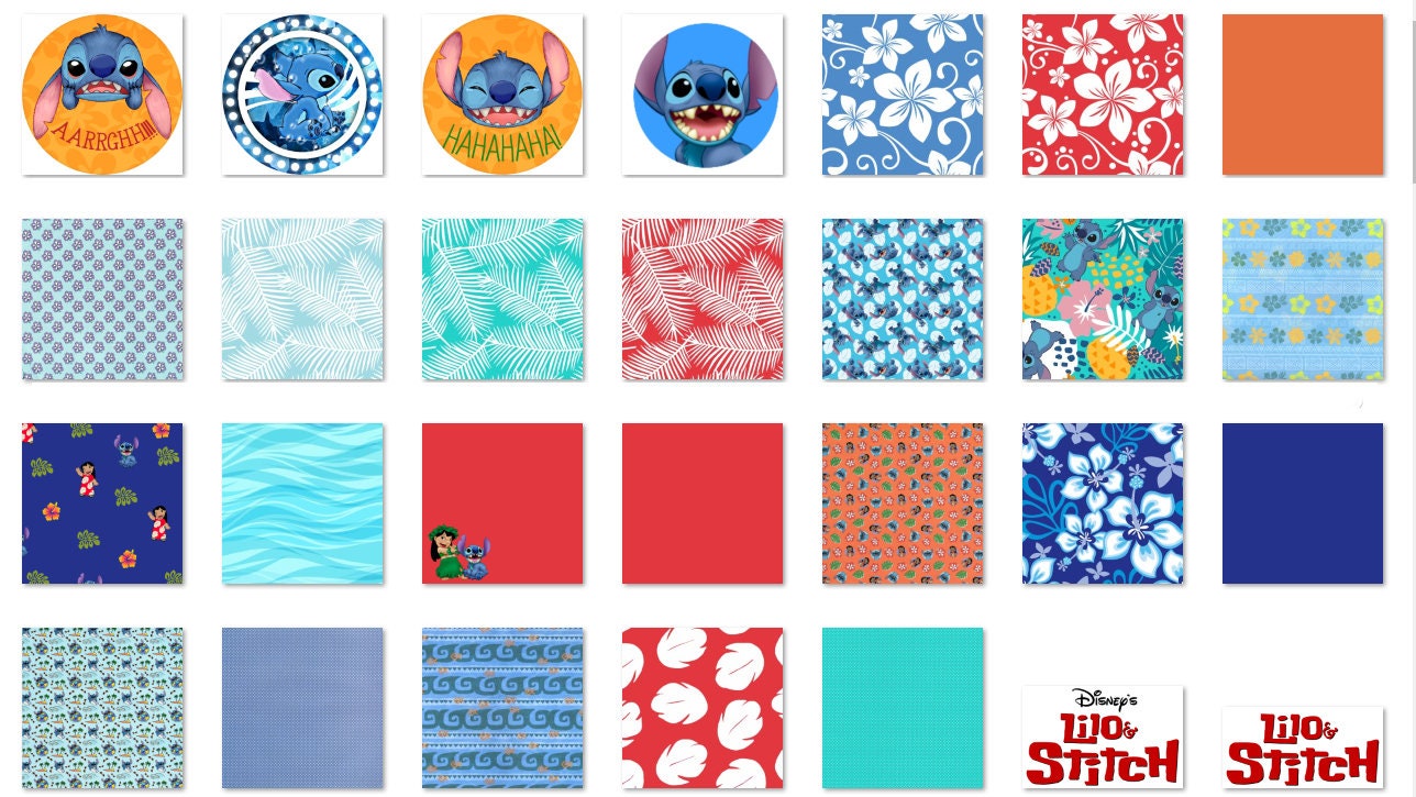 Lilo and Stitch Digital Paper Lilo Stitch PNG Clipart Instant - Etsy UK
