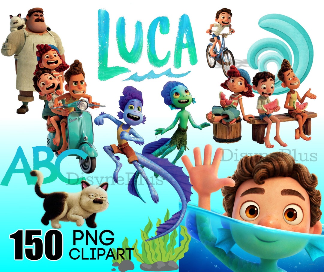 Luca Clipart PNG Digital Download, Luca Shirts, Luca Birthday ...
