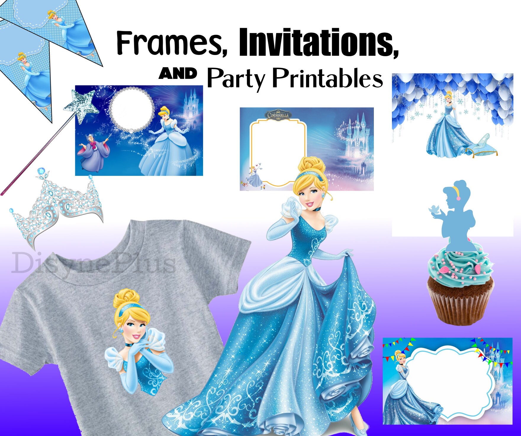 Cenicienta PNG, Cenicienta Clipart, Cenicienta SVG, Adorno para tarta ...