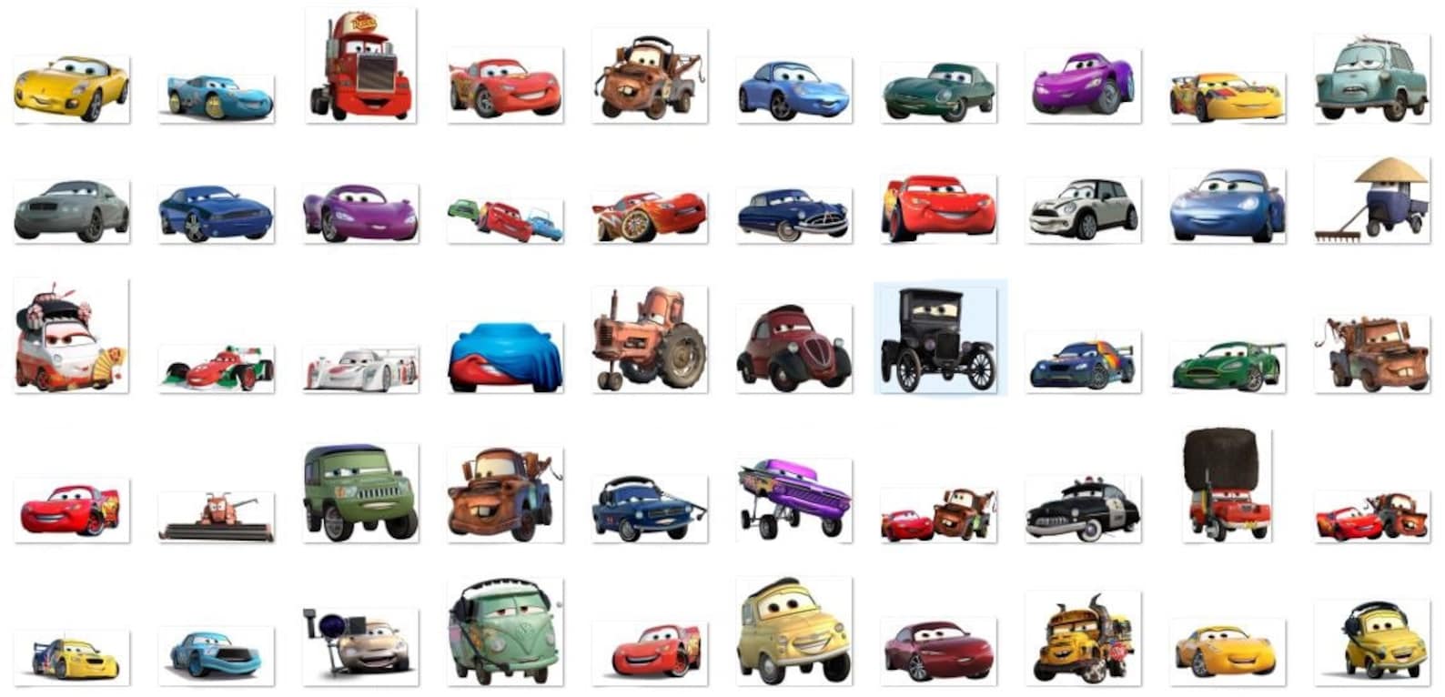 Cars Digital Paper, Cars PNG Clipart, Lightning Mcqueen PNG, Instant ...