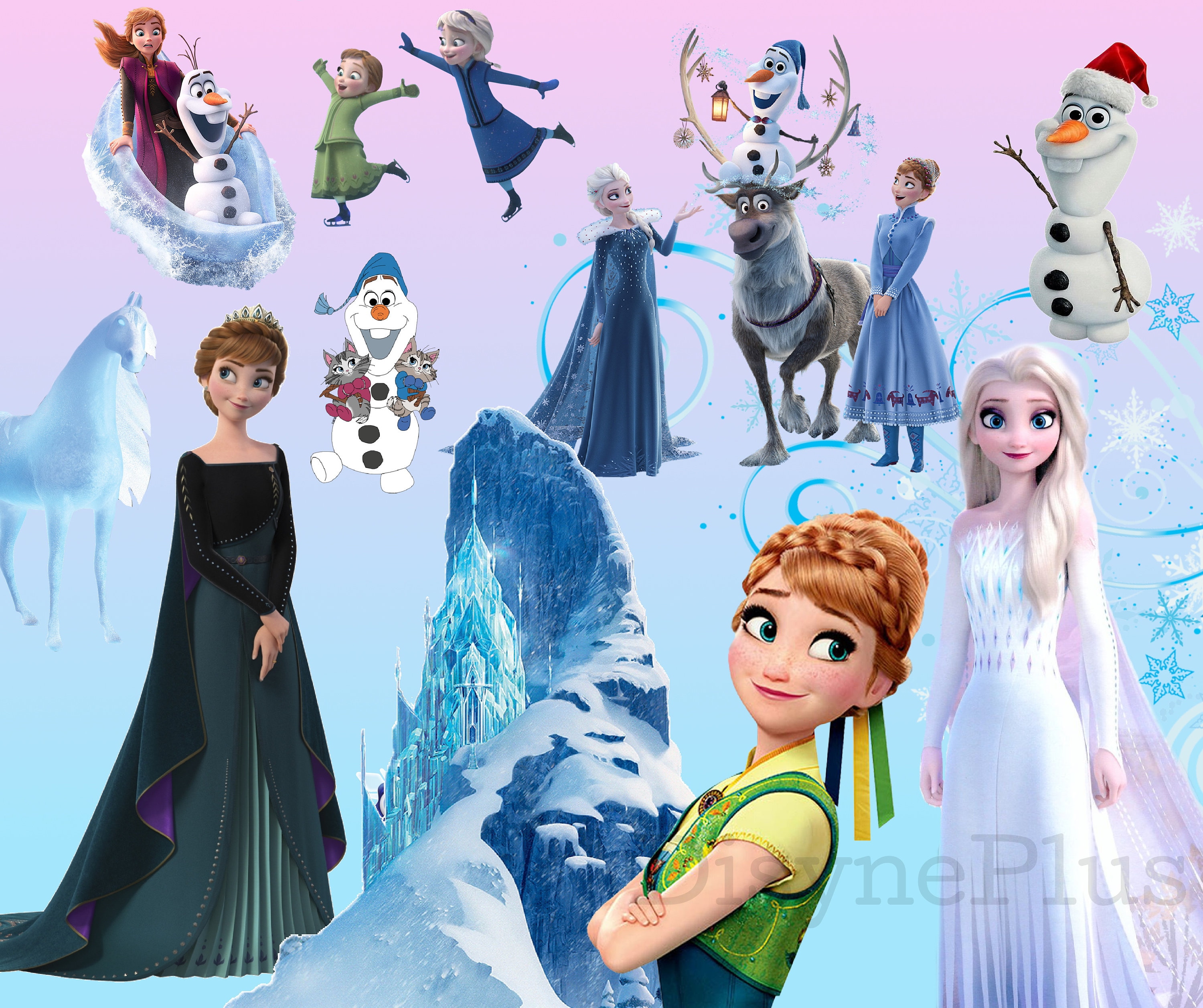 Frozen SVG Frozen Clipart Frozen Png Frozen Birthday Images - Etsy Ireland