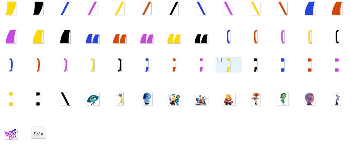 Inside Out 2 Alphabet, Inside Out Alphabet and Numbers, Inside Out ...