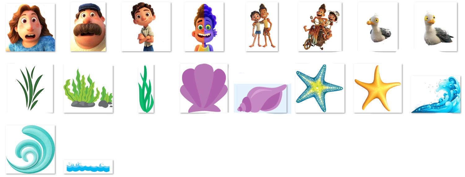 Luca SVG, Luca PNG, Luca Clipart Bundle, Luca Cricut Shirt, Luca ...
