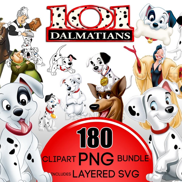 Dalmation Clipart - Etsy UK