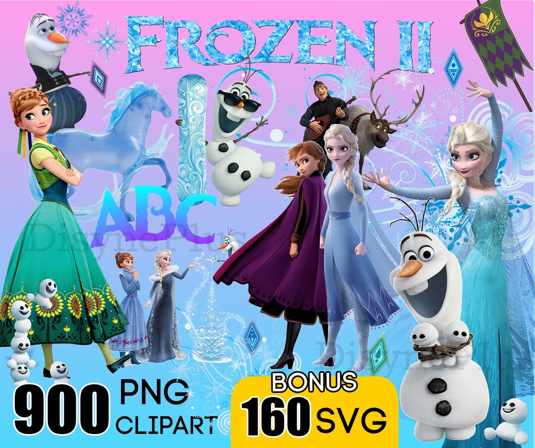 Frozen SVG Frozen Clipart Frozen Png Frozen Birthday Images - Etsy ...