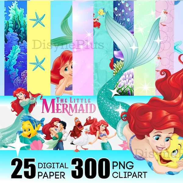Ariel Wallpaper - Etsy UK