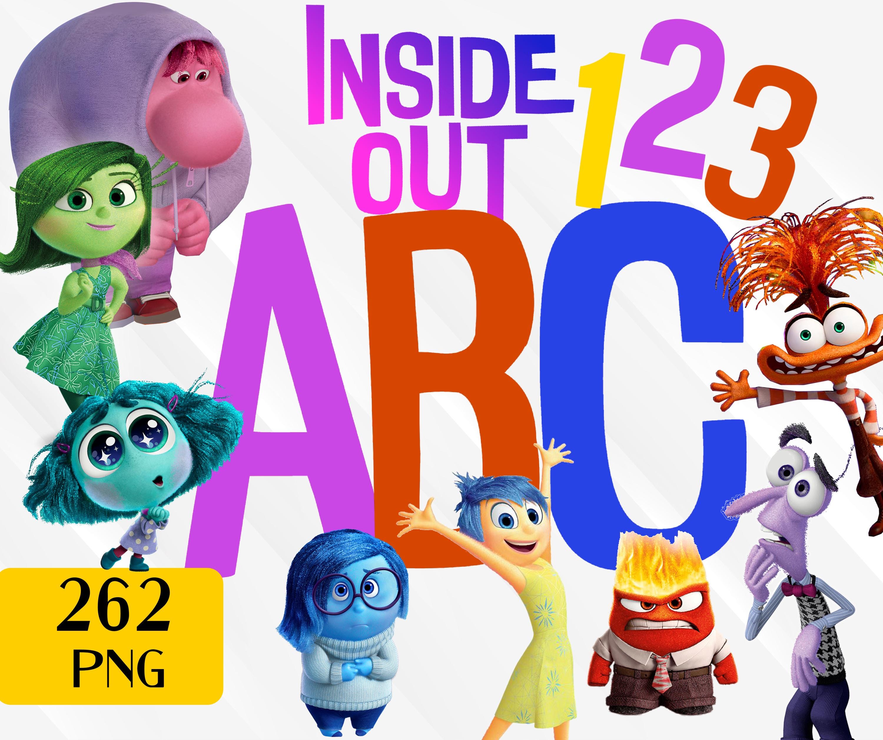 Inside Out 2 Alphabet, Inside Out Alphabet and Numbers, Inside Out ...