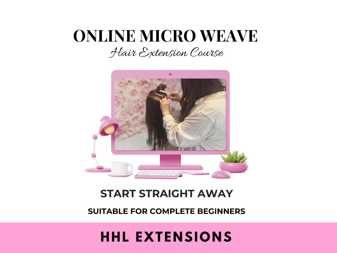 Micro Weave Hair Extensions Online Course | Weft Training + Certificate ...
