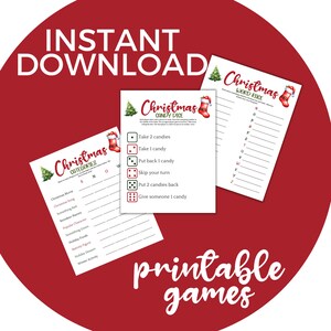 10 Printable Christmas Activities, Christmas Activity Bundle, Kid's ...