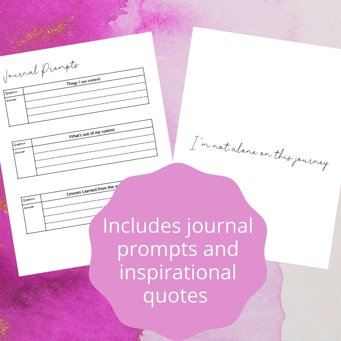 Fertility Journal IVF Planner Digital Download Printable | Etsy