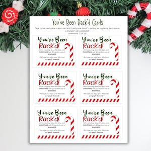 You've Been Rack'd Printable Cards, Random Acts of Christmas Kindness ...