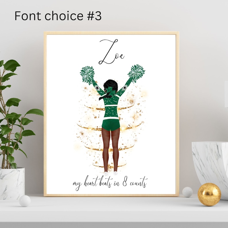 Personalized Cheer Poster Cheer Gift Cheerleading Gift - Etsy