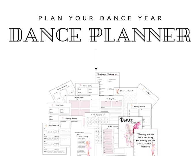 Ballet Syllabus, Skill Checklist, Dance Planner, Organizer, Teaching Supplies, Digital Planner ...