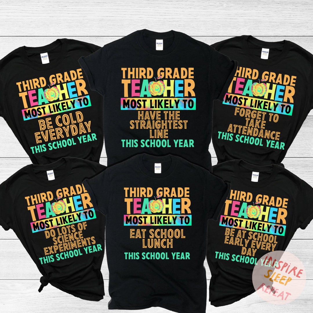 3rd Grade Teacher Shirt, Back to School Shirt, Third Grade Teacher ...