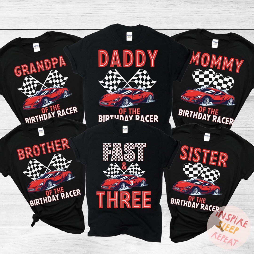 Fast and Three Birthday Shirt, Race Car Birthday Shirt, 3rd Birthday Outfit, 3rd Birthday Shirt ...