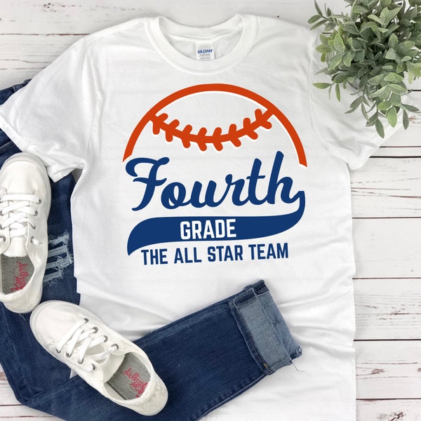 Back to School Shirt 4th Grade - Etsy