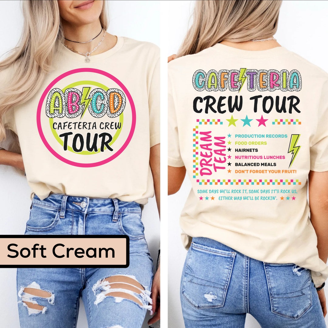Cafeteria Crew Tour Shirts, Matching School Lunch Squad Shirt, Lunch ...