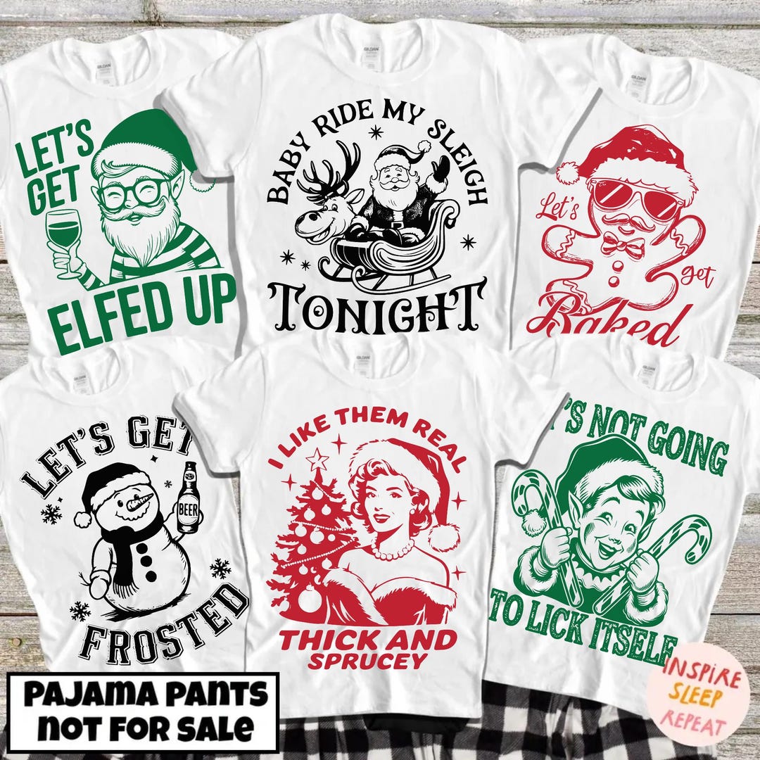Snarky Christmas Shirts, Funny Group Christmas Outfits, Matching ...