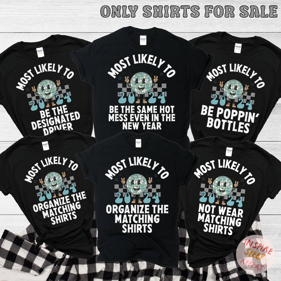New Years Family Shirt Matching New Year Eve 2025 Shirts Kids New Years ...