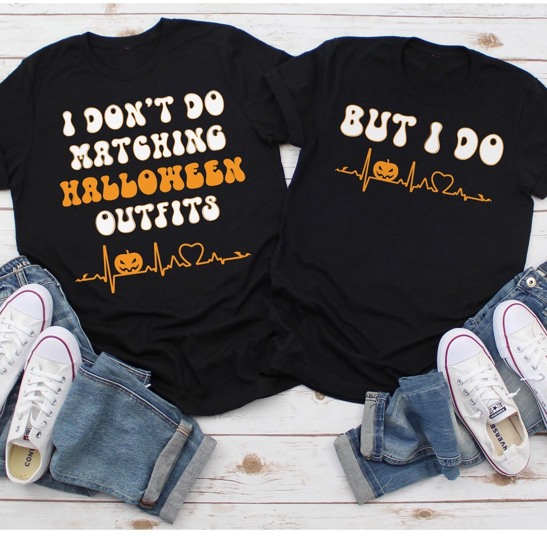 Funny Couples Halloween Shirts Couple Halloween Shirts Etsy
