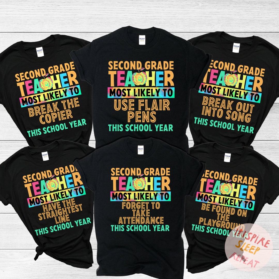 2nd Grade Teacher Shirt, Back to School Shirt, Second Grade Teacher ...