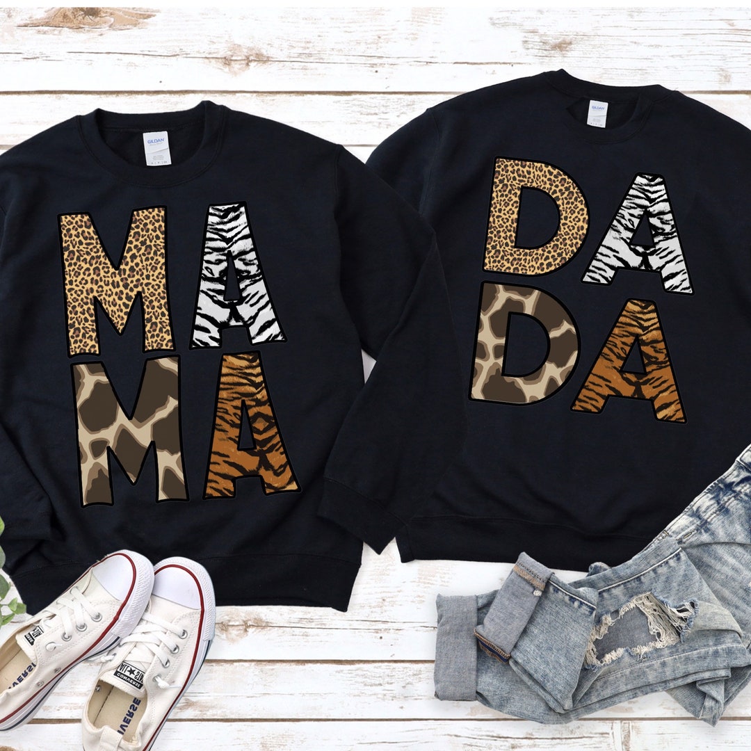 Wild Mama and Wild Dada Sweathirt, Two Wild Birthday Shirt, Wild One ...