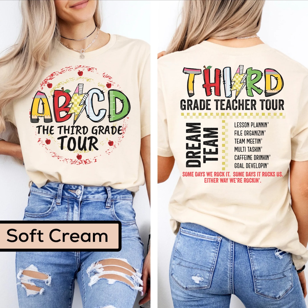 ABCD Shirt, Third Grade Teacher Shirts, Team Teacher Tshirts, End of ...