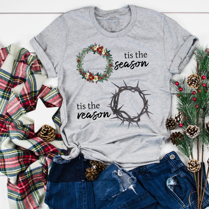 Religious Christmas Tshirt - Etsy