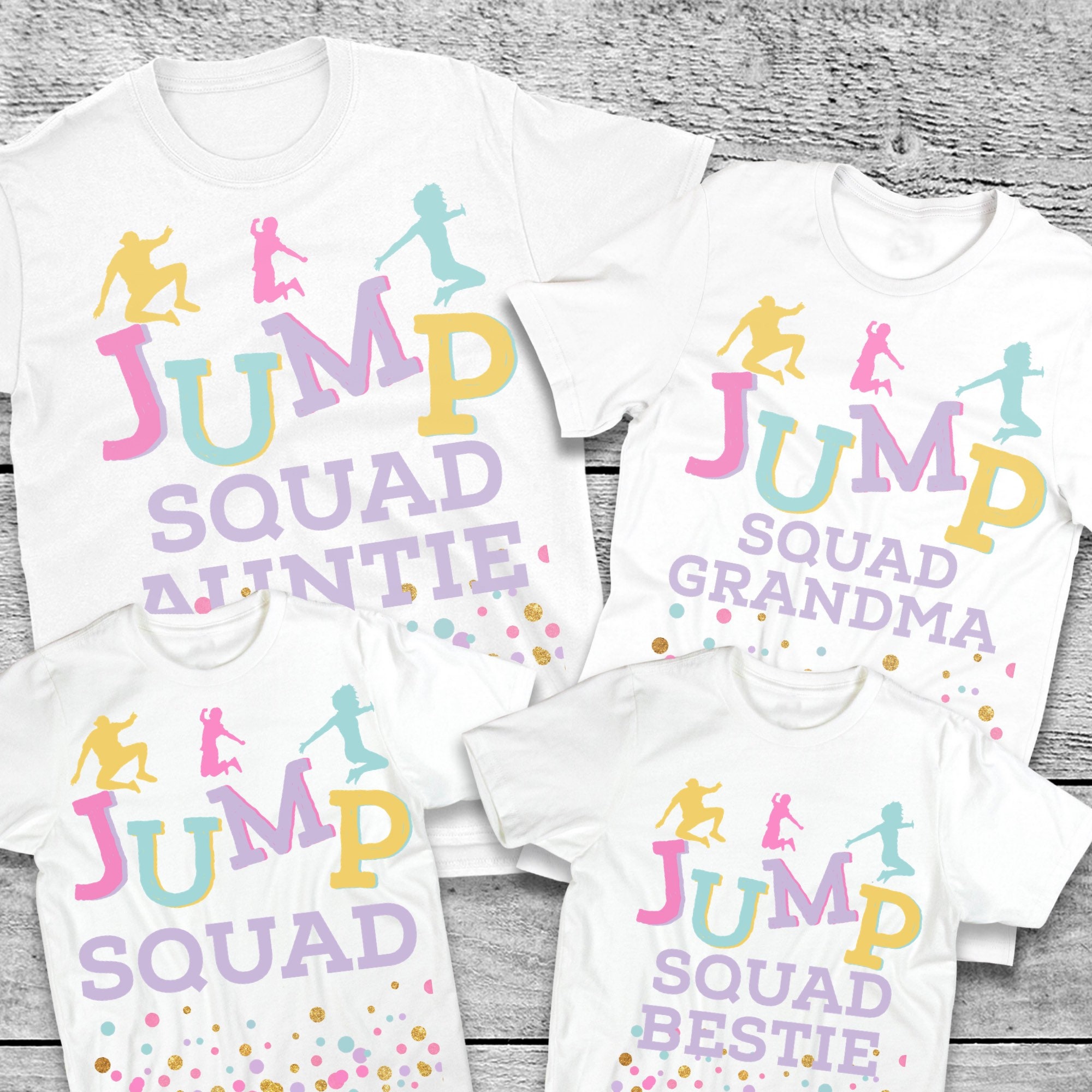 Jump Birthday Shirt Custom Jump Birthday Matching Family | Etsy