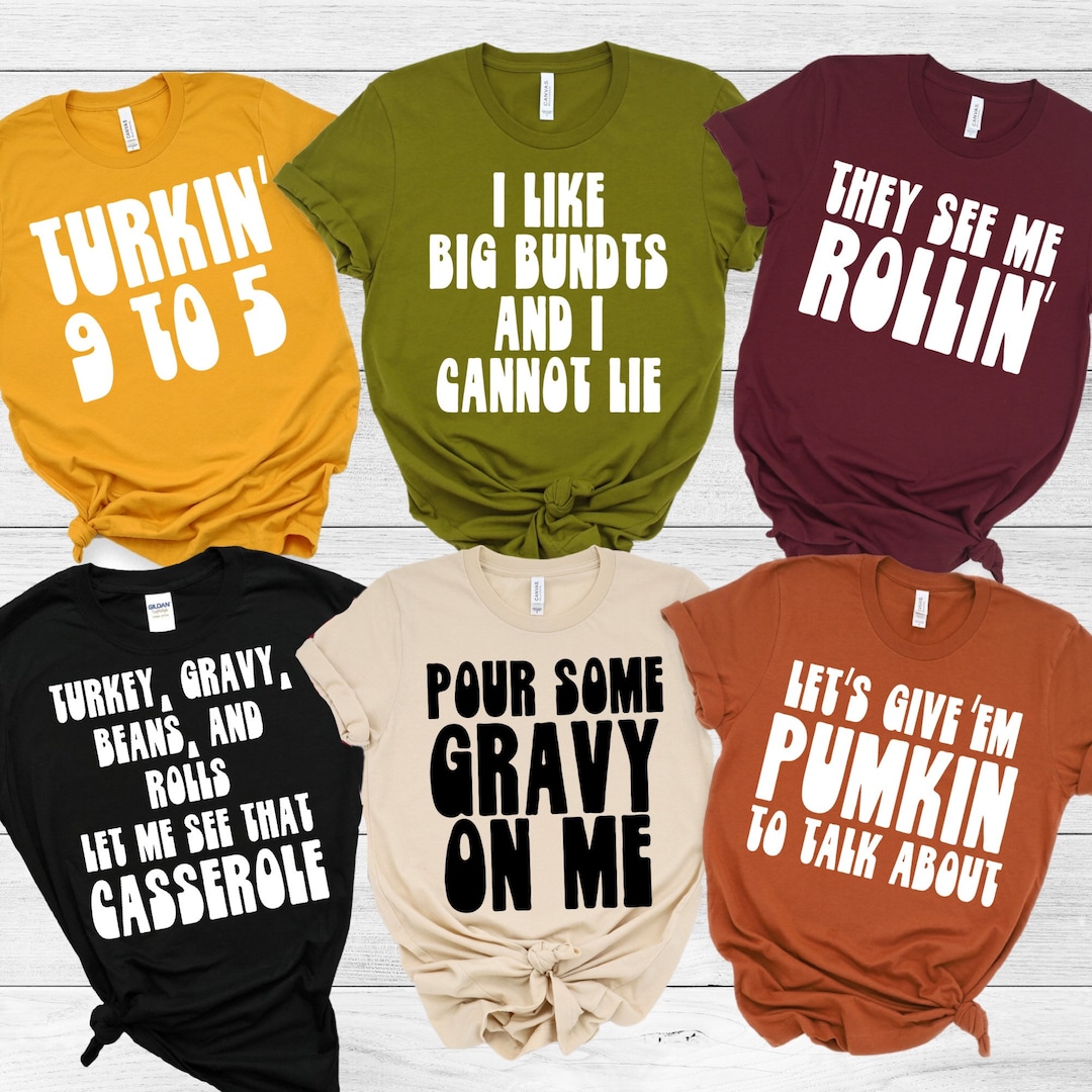 Family Thanksgiving Shirts, Funny Matching Family Shirts, Thanksgiving ...