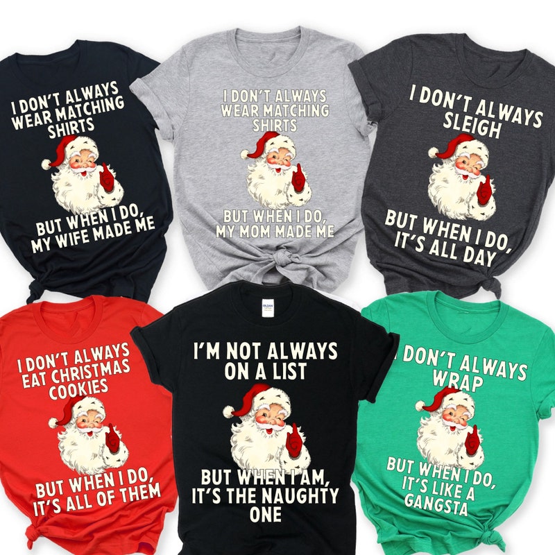 Funny Family Christmas Shirts - Etsy