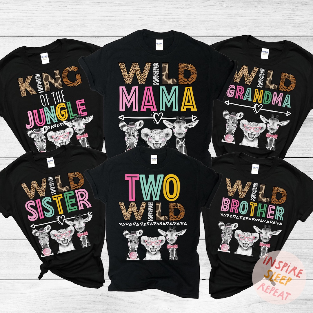 Wild Mama, Two Wild Birthday Shirt, 2nd Birthday Shirt, Family Two Wild ...