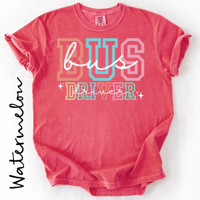 Comfort Colors Bus Driver Shirt, Bus Driver Appreciation Gift ...