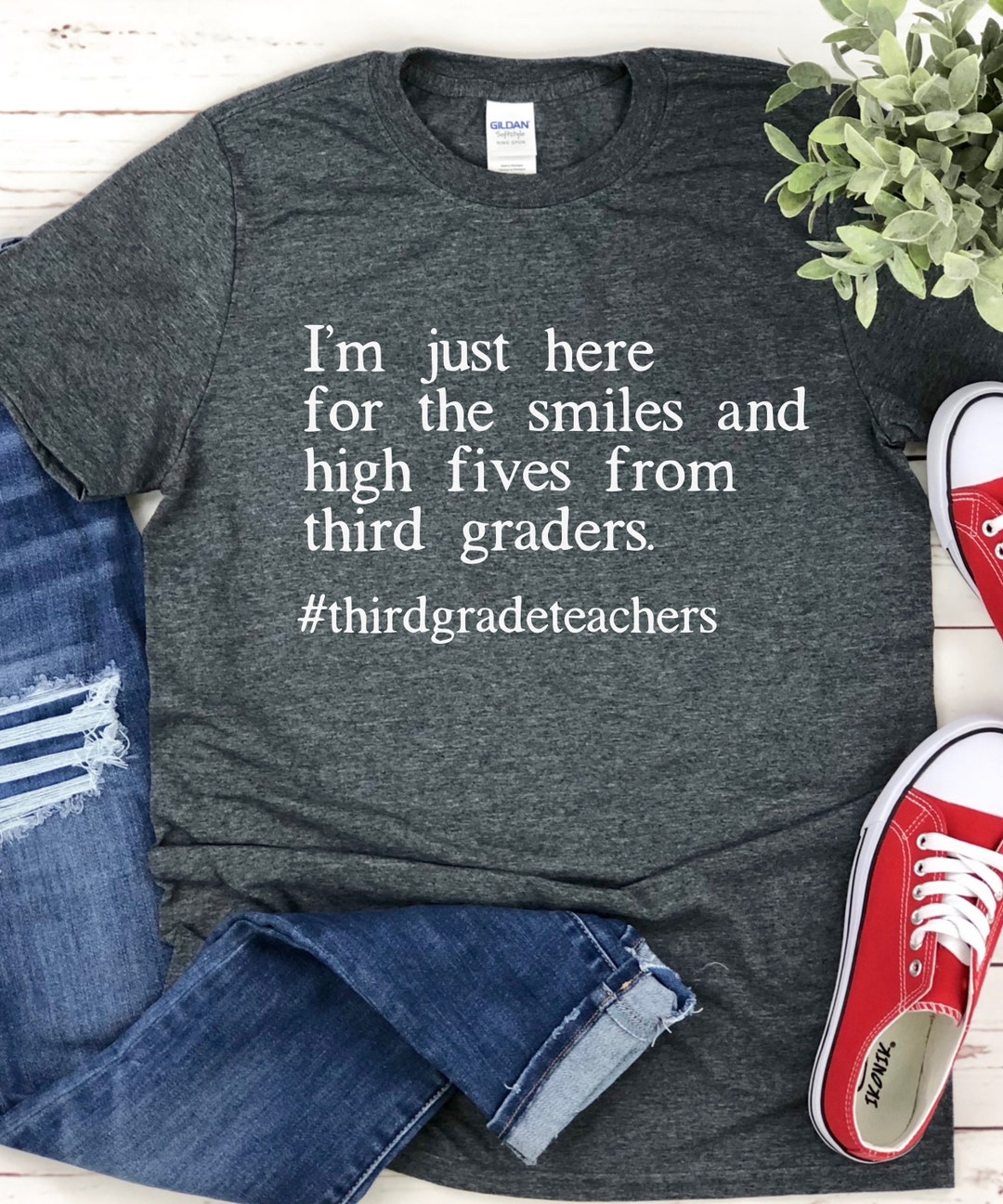 Third Grade Teacher Shirts, Funny Teacher Tee, Teacher Shirt for Women ...