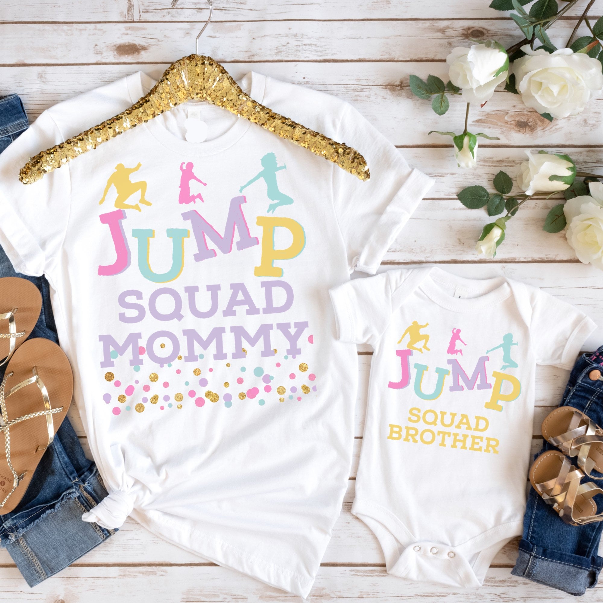 Jump Birthday Shirt Custom Jump Birthday Matching Family | Etsy