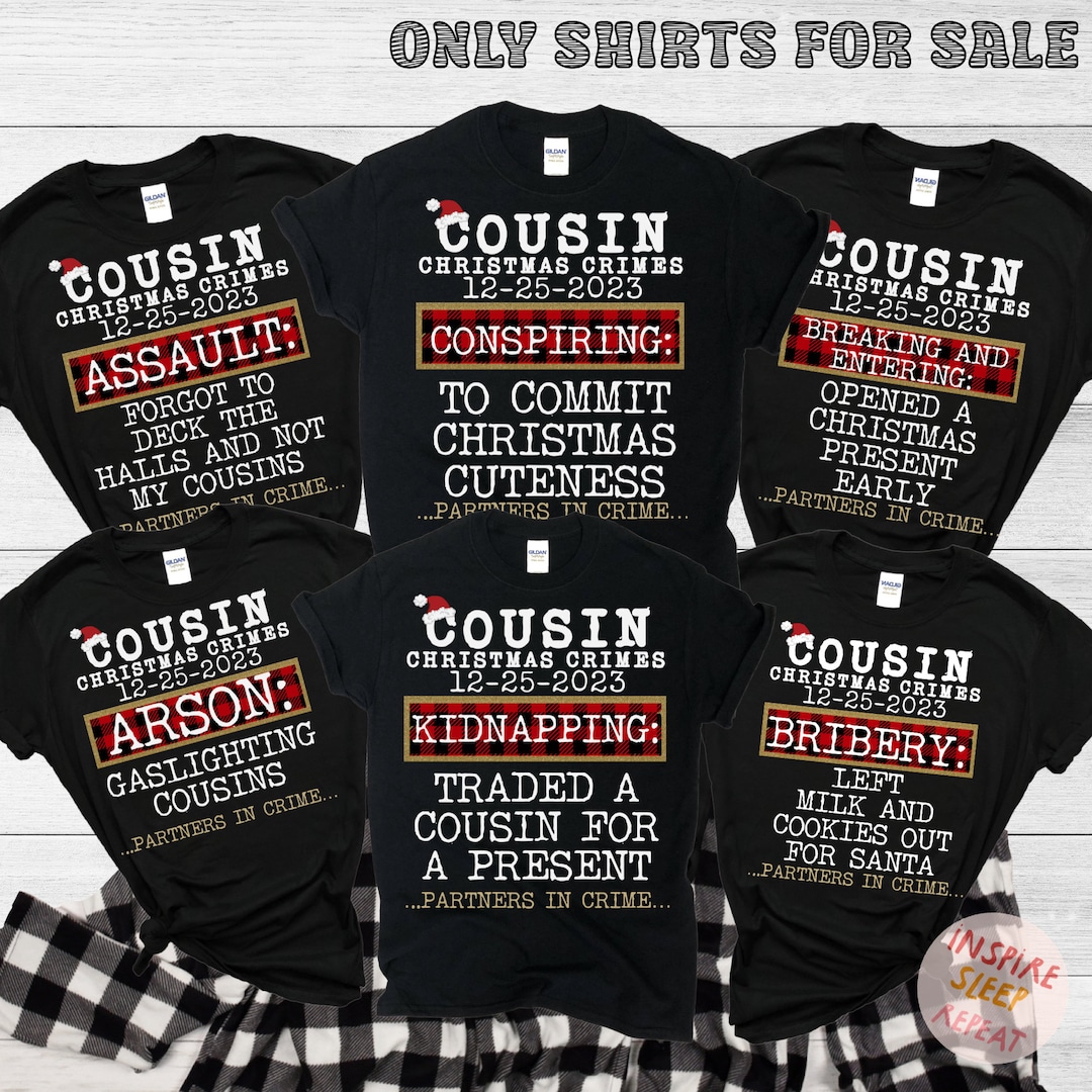 Cousin Crew Christmas Pajamas, Matching Christmas Cousin Pjs, Cousin ...