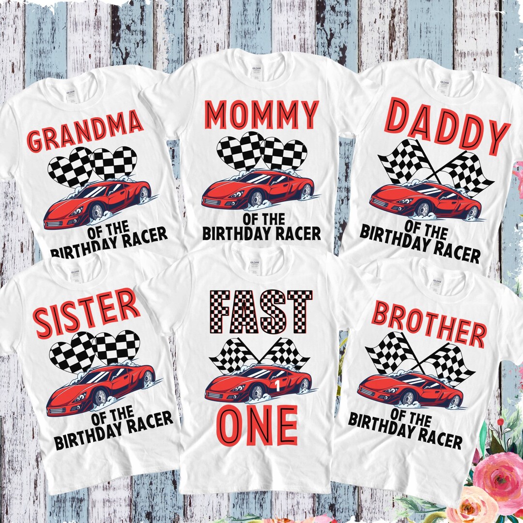 Fast One Birthday Shirt, Race Car Birthday Shirt, 1st Birthday Outfit ...