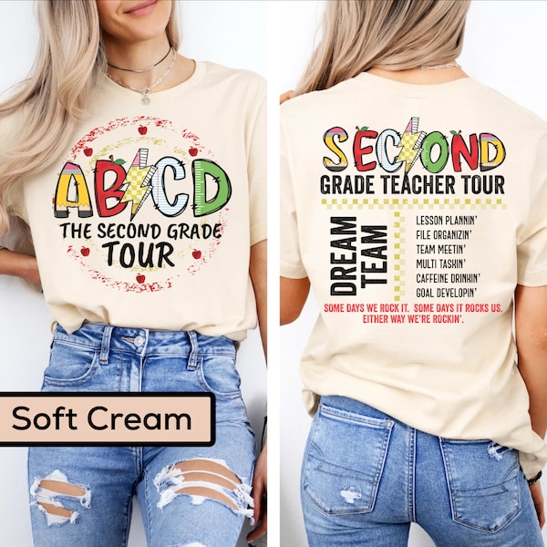 Second Grade Teacher Shirt - Etsy