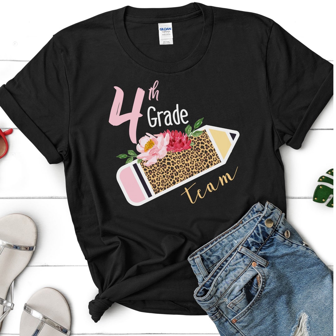 Hello Fourth Grade, Back to School Shirt, Teacher Shirt, Team Teacher ...