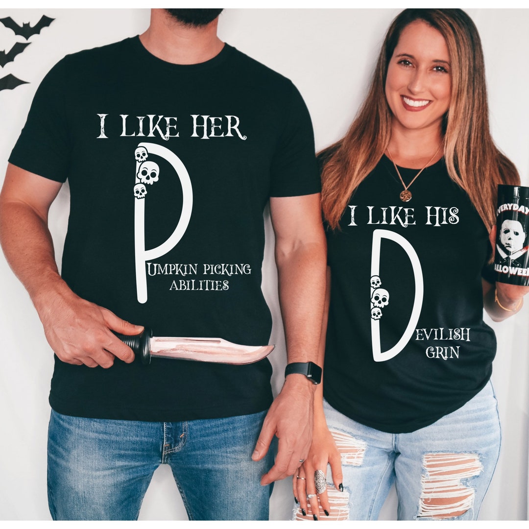 Funny Couples Halloween Shirts, Couple Halloween Shirts, Couple ...