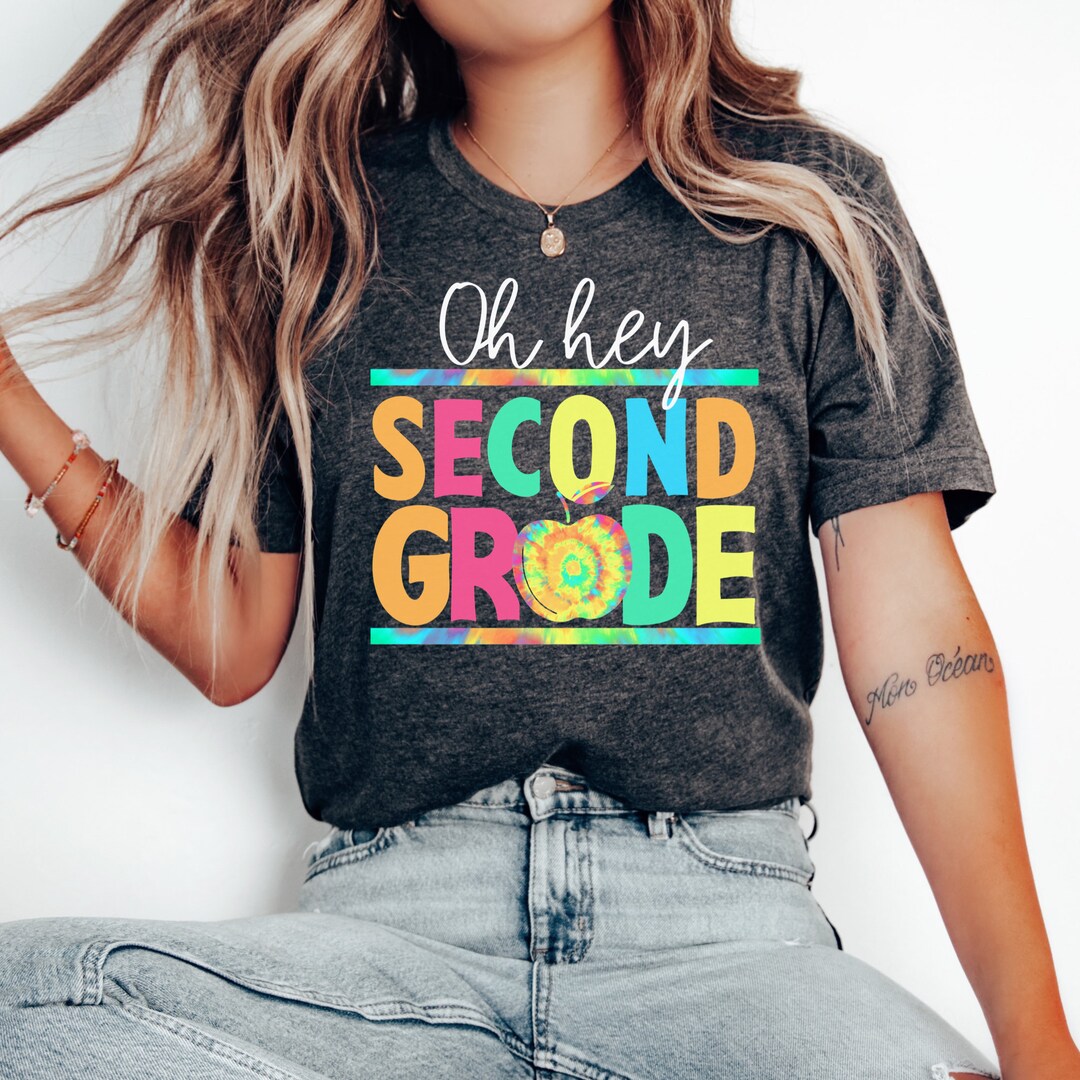 2nd Grade Teacher Shirt, Back to School Shirt, Second Grade Teacher ...