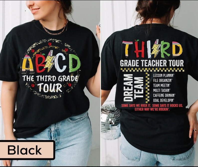 ABCD Shirt, Third Grade Teacher Shirts, Team Teacher Tshirts, End of ...