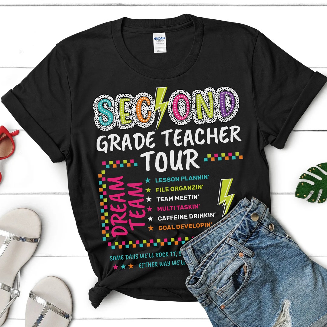 Second Grade Teacher Shirts, Dalmatian Dots Teach Tee, End of Year ...