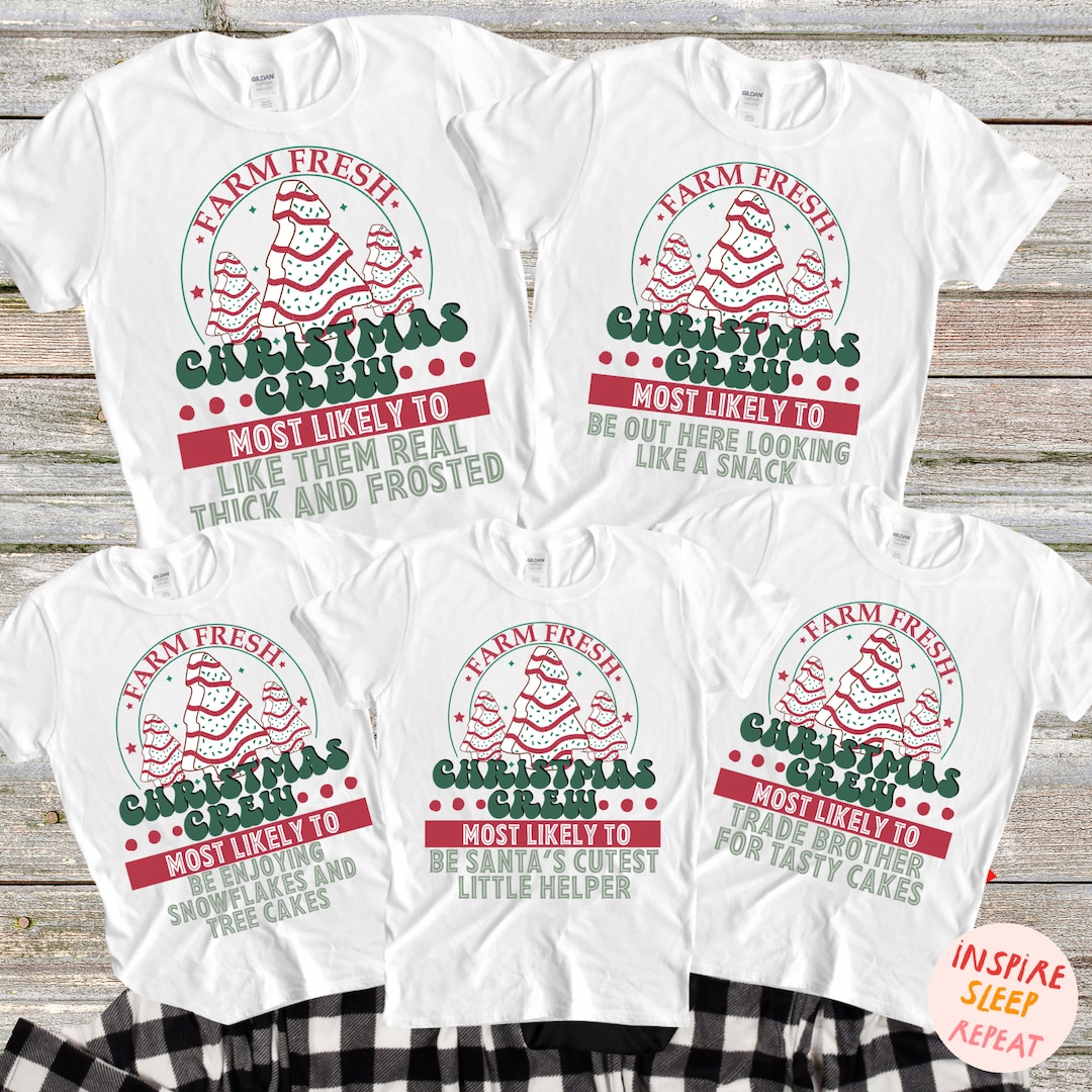 Family Christmas Pajama Shirts, Matching Family Christmas Pajamas ...